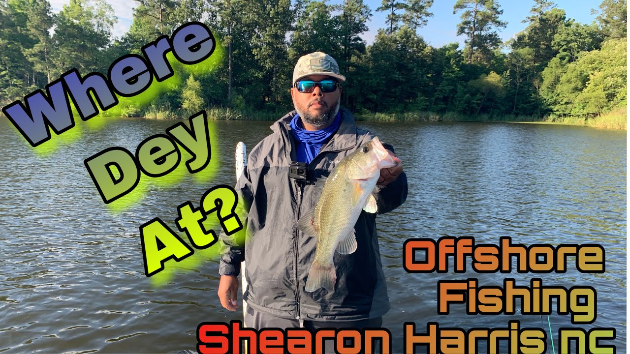 Shearon Harris NC Offshore bass fishing w/ OneCast Fishing 6/23/21 ...