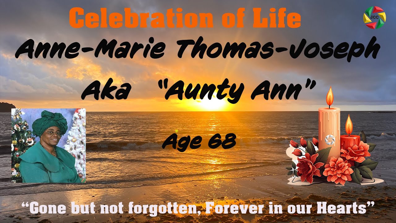 Celebration of Life Anne Marie Thomas - Joseph aka "Auntie Ann" - YouTube