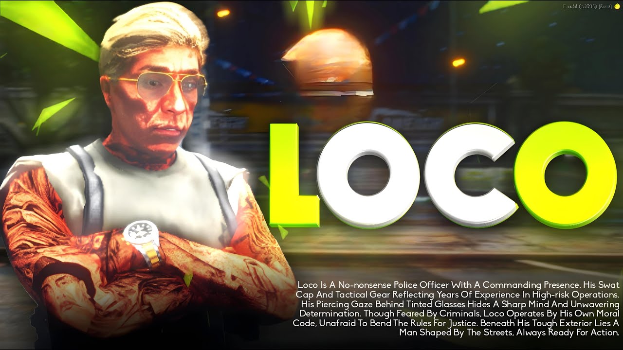 Loco - Police Officer [ADD ON CUSTOM PED FIVEM] - ElixirFW - YouTube