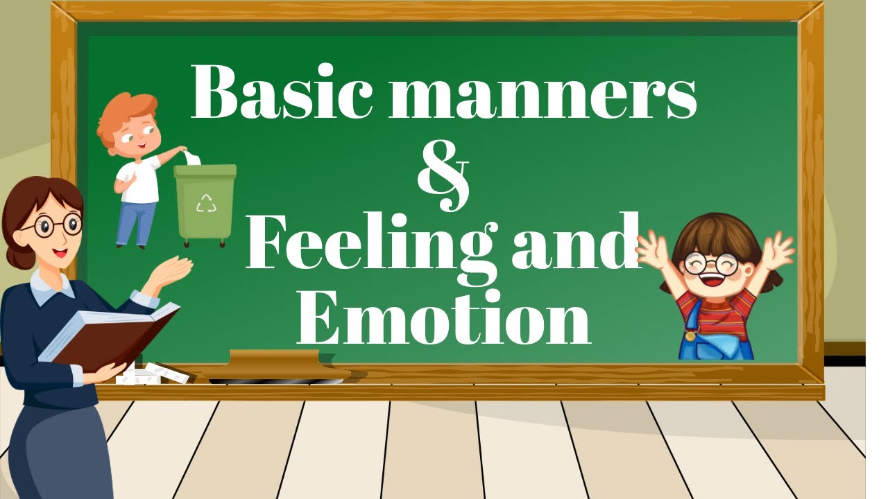 Simple Speaking Manners and showing emotion for Kids | Learn to Be ...