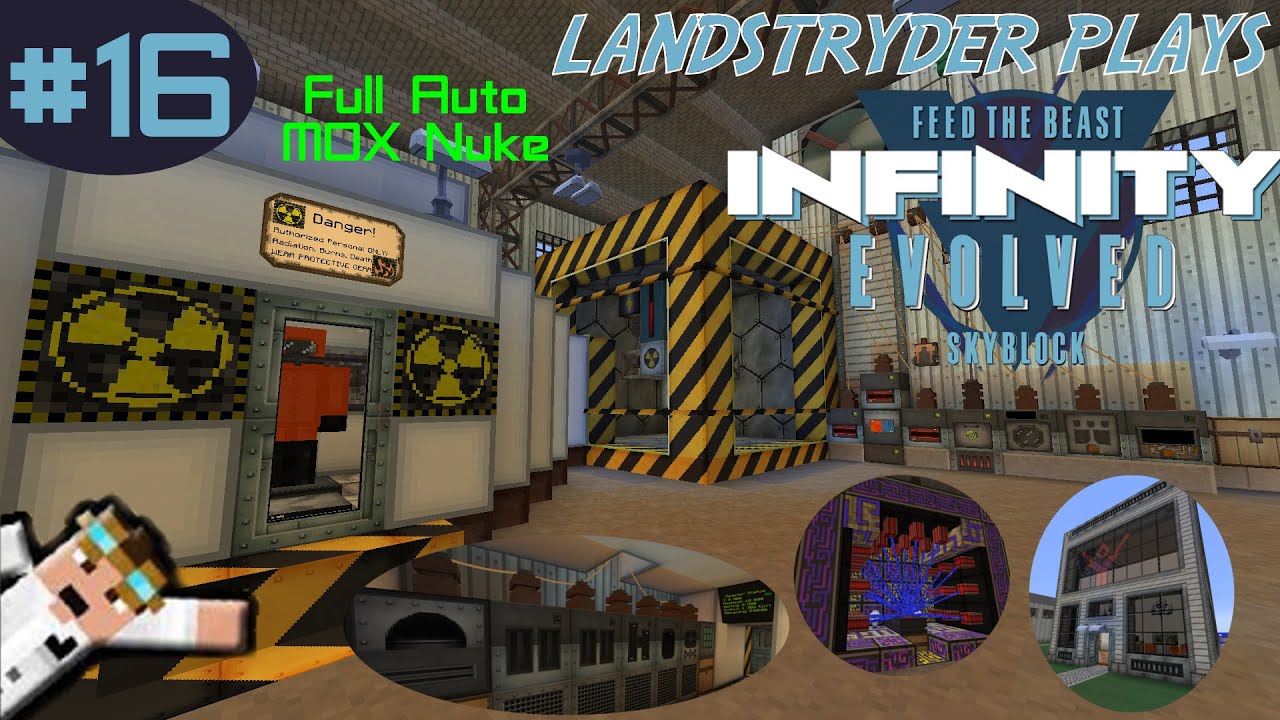 Infinity Evolved Skyblock - Full Auto MOX Nuke - YouTube