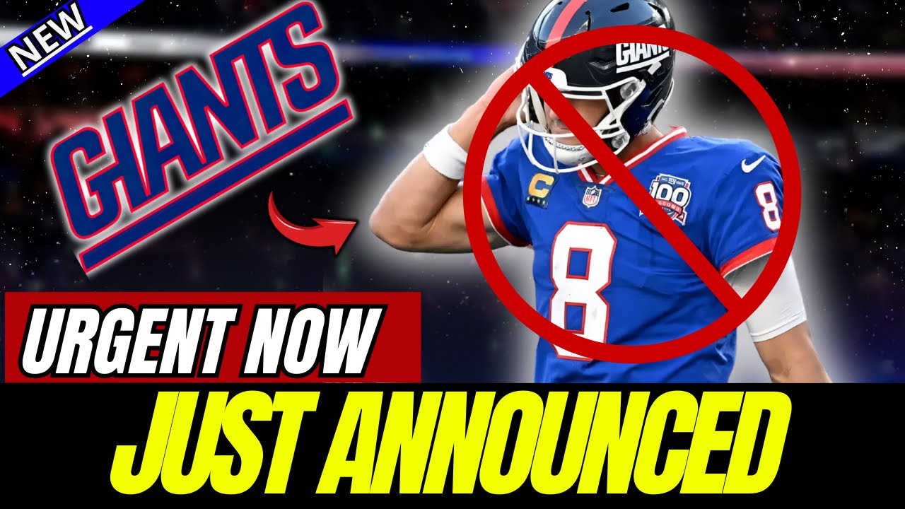 GIANTS FANS IN SHOCK! NFL News Today's Biggest Surprises - YouTube