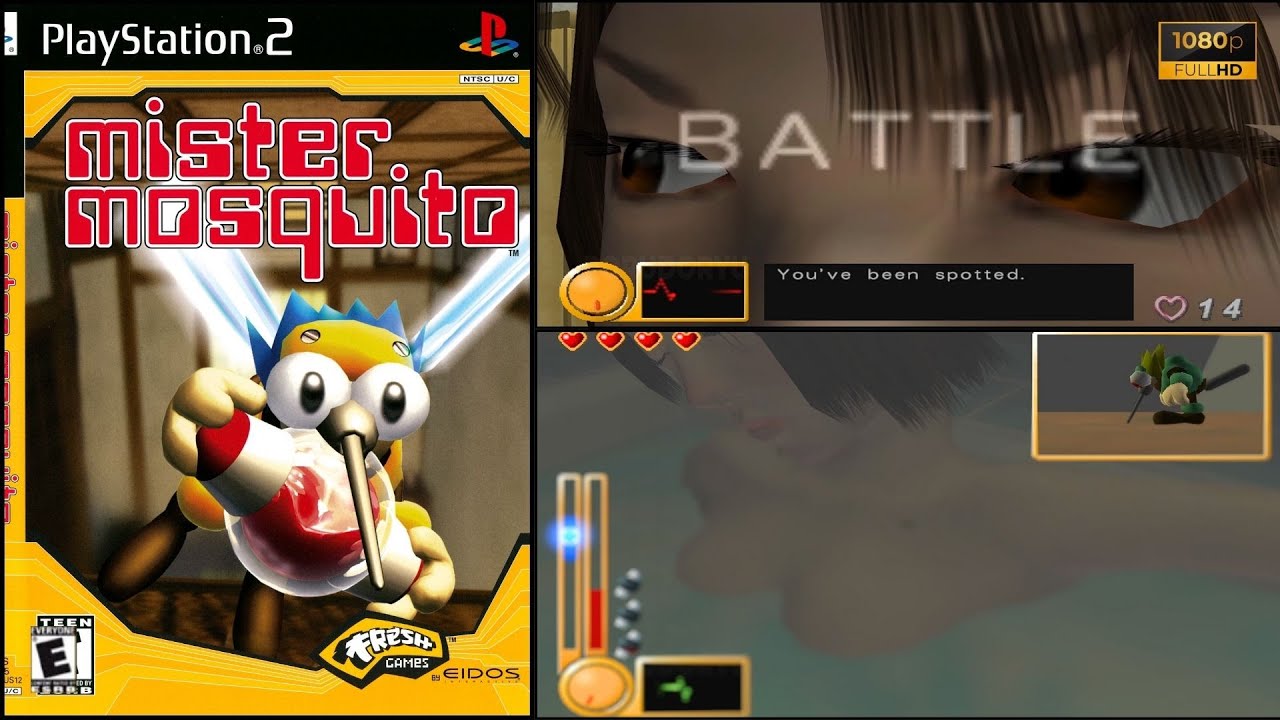 Mister Mosquito 蚊 PS2 (2001) FULL GAMEPLAY WALKTHROUGH - YouTube