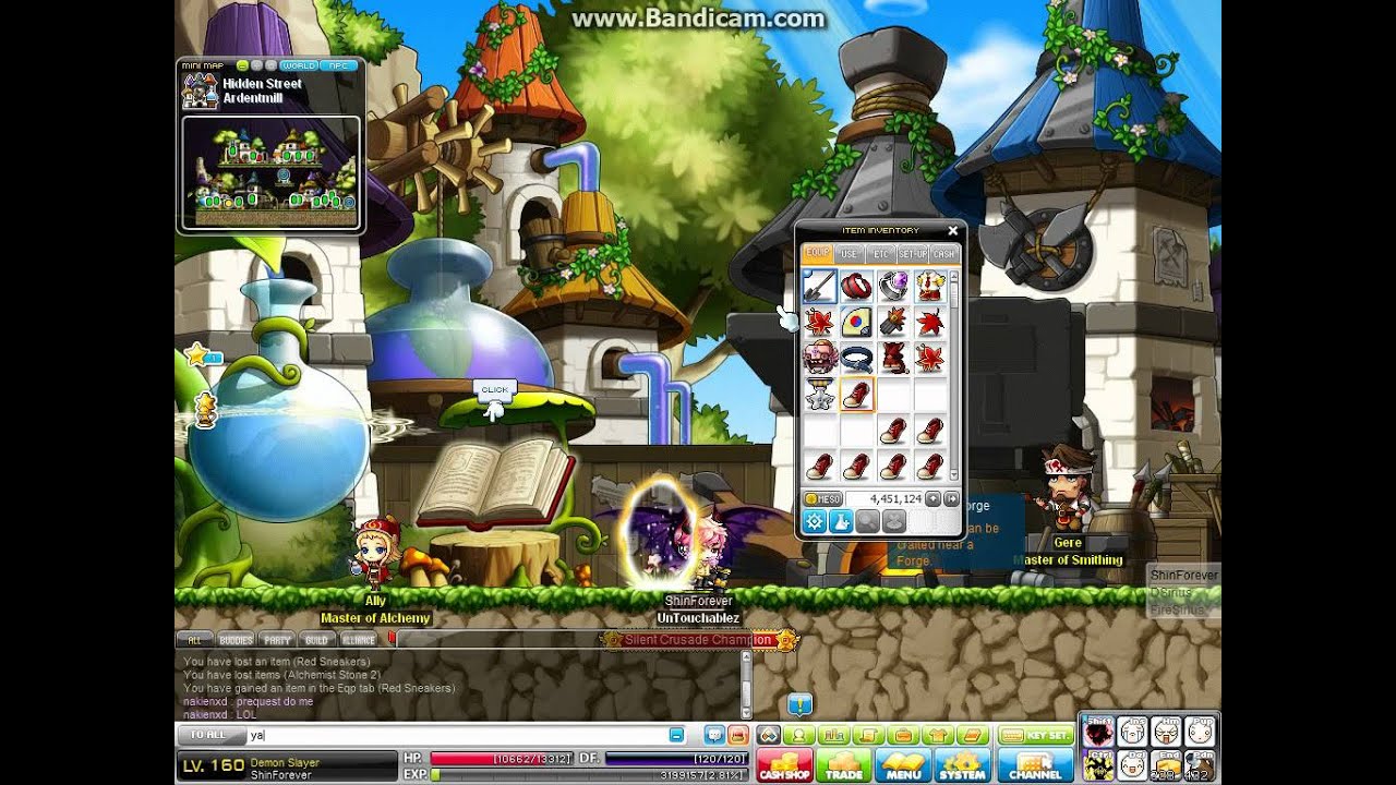 how to make fast mesos in maplestory ! - YouTube