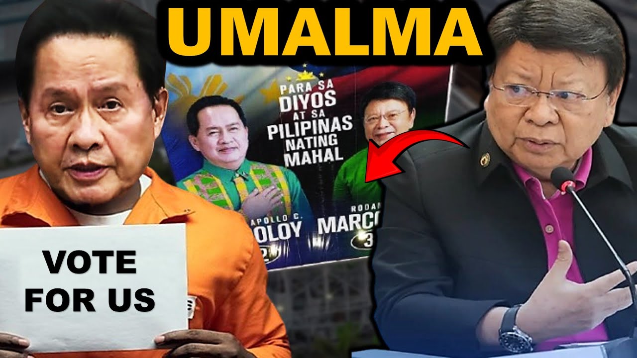 Bakit Umalma si Marcoleta? Campaign Banner nila ni Quiboloy Exposed ...