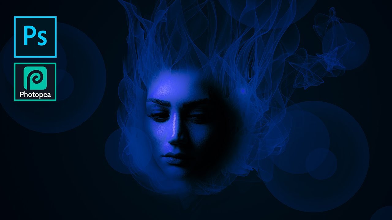 Create Stunning Blue Fire Portraits with These Photoshop Tricks - YouTube