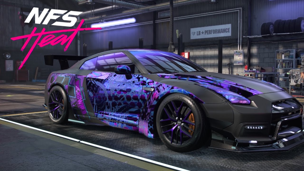 Need for Speed heat Nissan GT_R customization, and game play - YouTube