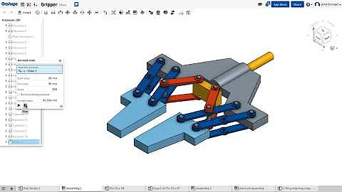 Onshape Project - Robot Gripper - Learn 3D Modeling , Assembly & Animation - YouTube