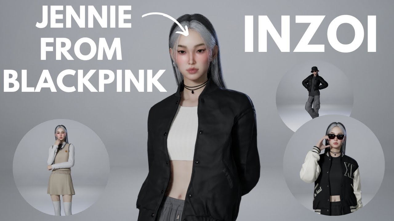 Like Jennie in Inzoi | Inzoi character creations - YouTube