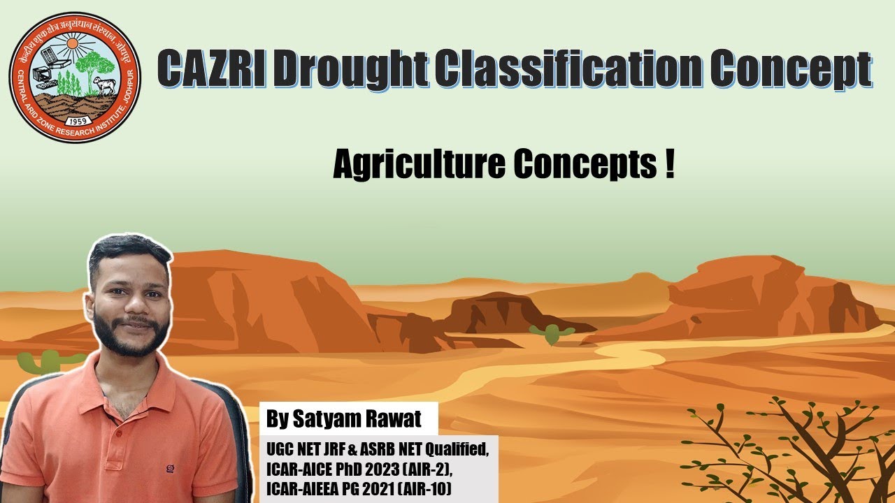 CAZRI: India's Drought Classification Criteria Explained! | Agriculture ...