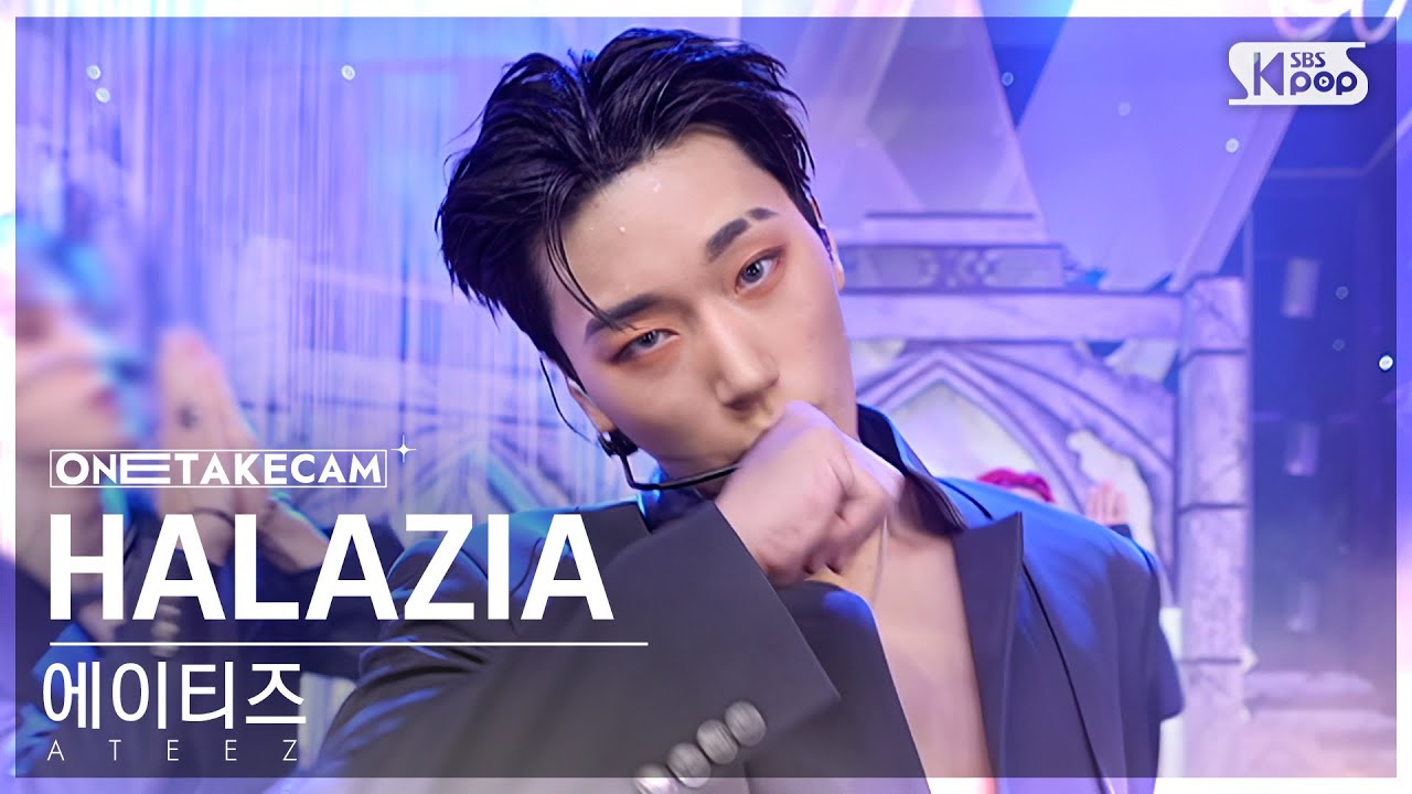 [단독샷캠4K] 에이티즈 'HALAZIA' 단독샷 별도녹화│ATEEZ ONE TAKE STAGE @SBS Inkigayo ...