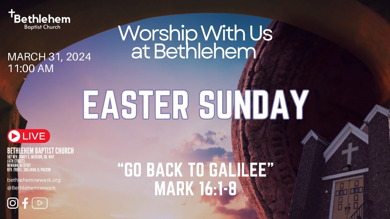 Easter Sunday Worship - Bethlehem Baptist Church - YouTube