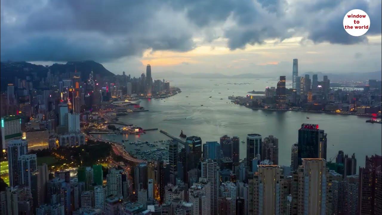 Hong Kong city in 8k 120p HDR | china - YouTube