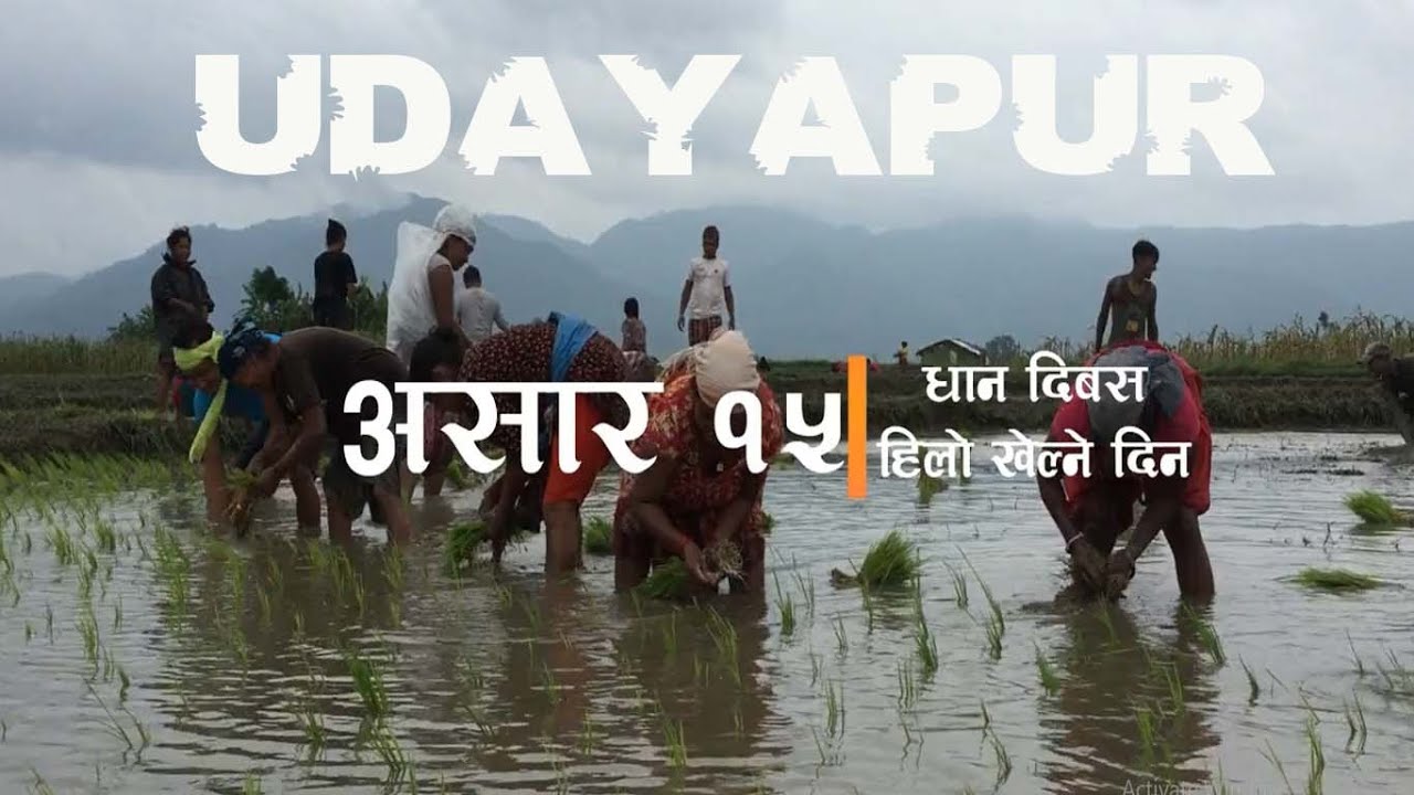 Asar 15 dhan dibas Vlog ||Triyuga Udayapur Nepal - YouTube