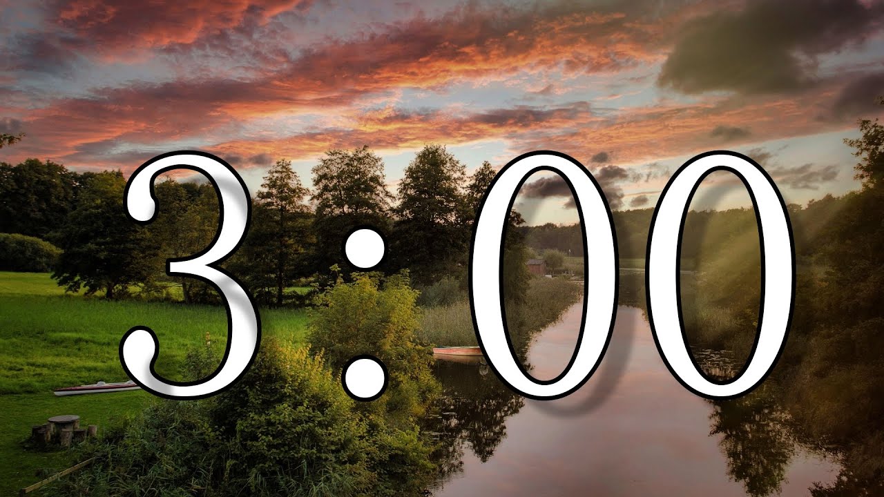 3 Minute Timer | Calm Ambient Music - YouTube