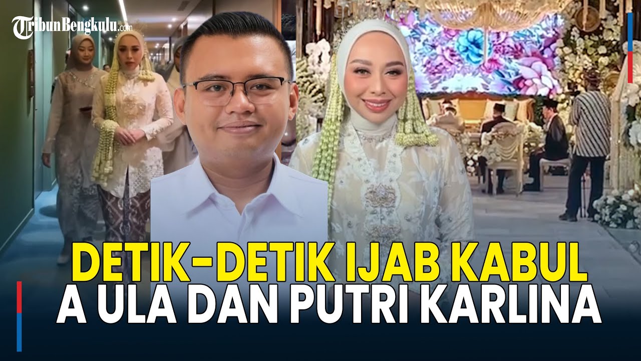 SAH Jadi Suami Istri! Detik-Detik Ijab Kabul Maula Akbar Putra Kang Dedi Mulyadi dan Putri ...