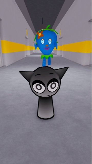 SPRUNKI GRAY escape STRAWBERRY POLICE FAMILY PRISON RUN #roblox #shorts ...