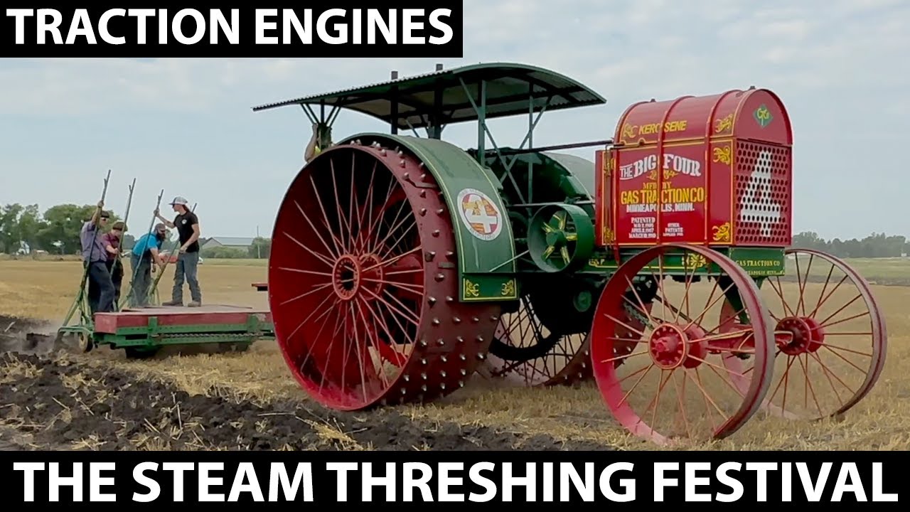 Steam Engines at the Steam Threshing Festival - YouTube