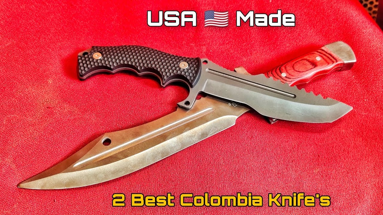 2 Best Colombia Knife's, ⚔️ In USA 🇺🇲 Made, Use By Jungle Surviving 🌲 ...