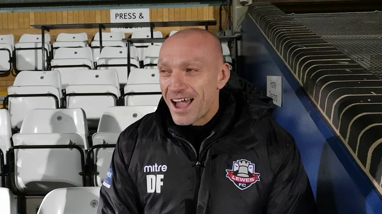 Bishop's Stortford 1 vs Lewes 2: Darren Freeman's reaction - YouTube