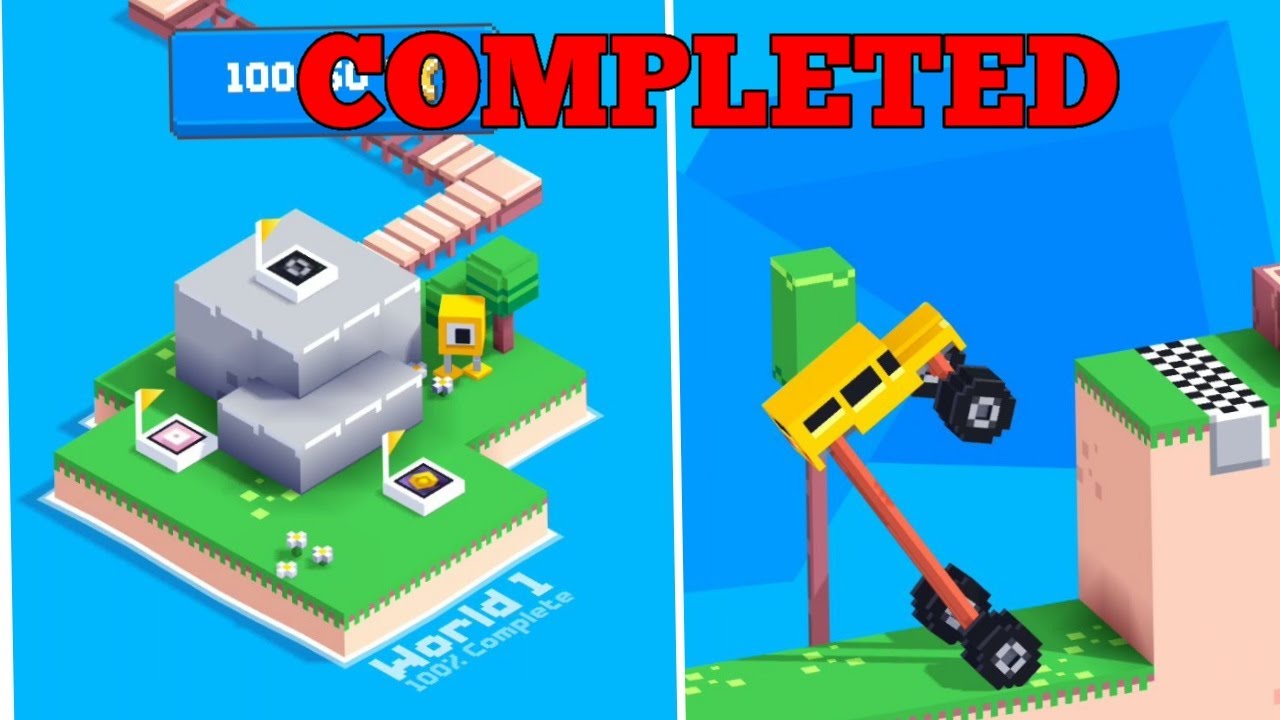 Fancade - ( World 1) 100% Complete - YouTube