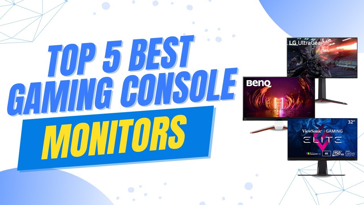🖥️ Top 5 Best Gaming Console Monitors - YouTube