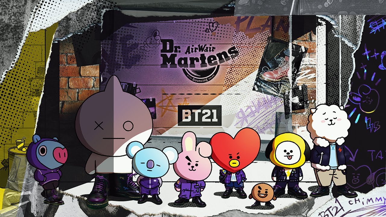 [BT21] Dr. Martens x BT21 - YouTube