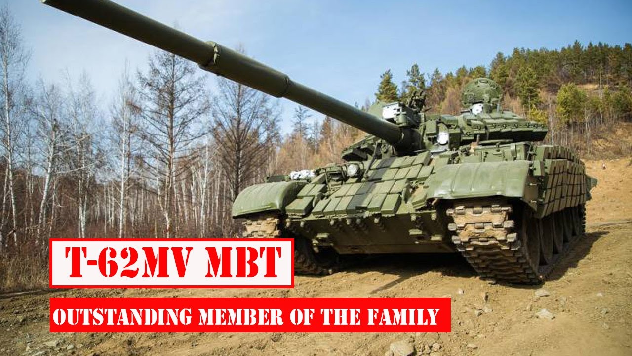 T-62MV: Prestigious T-62 MBT Family But With More Protection - YouTube
