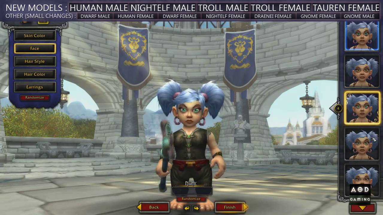 World of Warcraft WoD Beta New Race Models Aug20 ( Male Human / Night ...