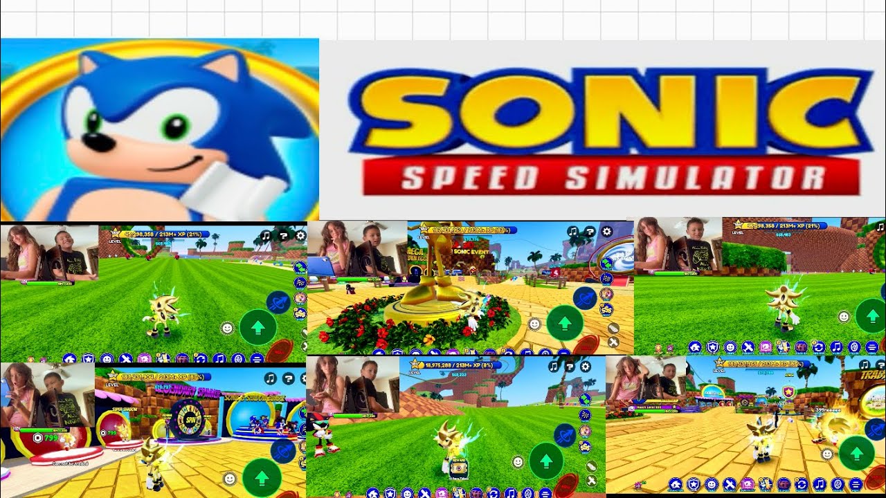 Fast & Furious! Kayson and Addie Explore Roblox Sonic Speed Simulator ...