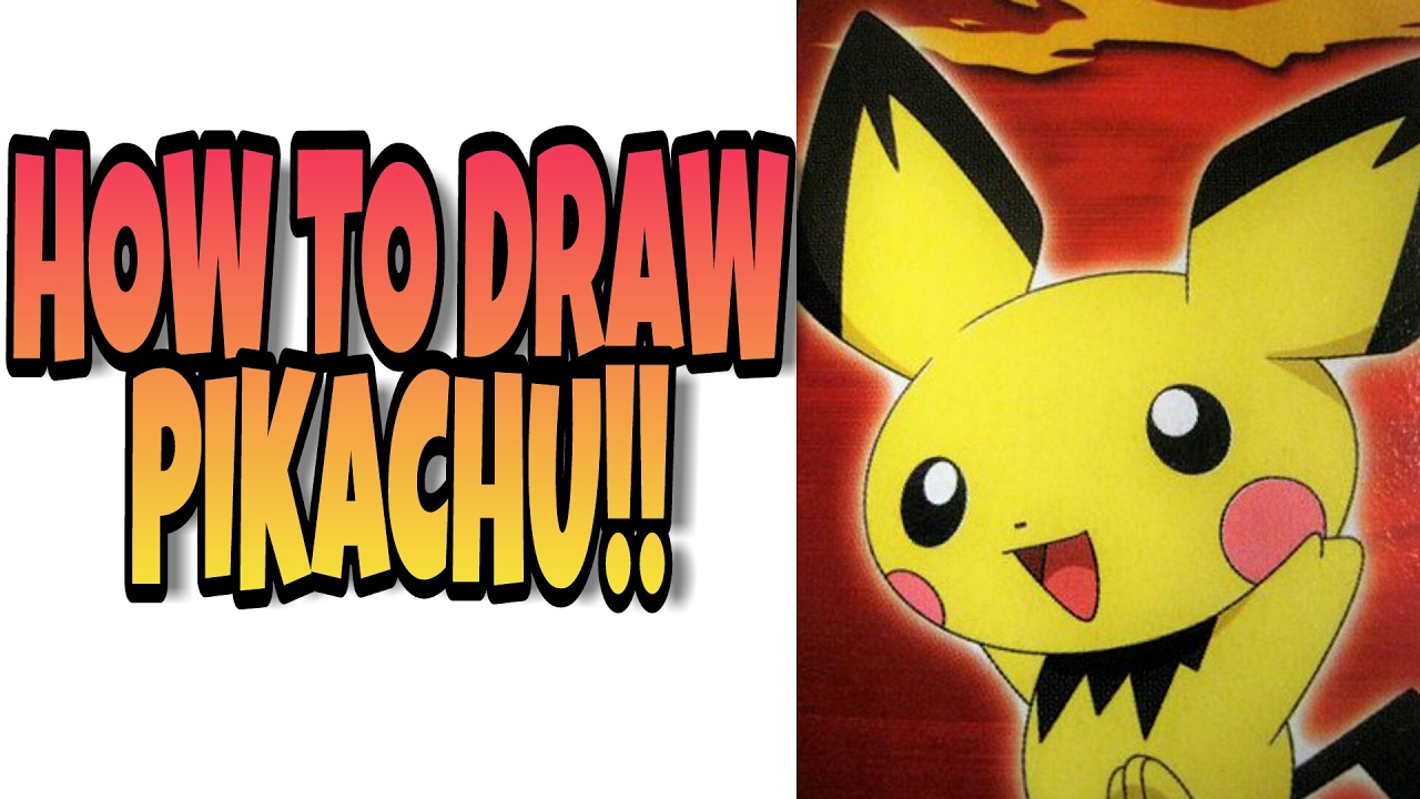 HOW TO DRAW PIKACHU!! - YouTube