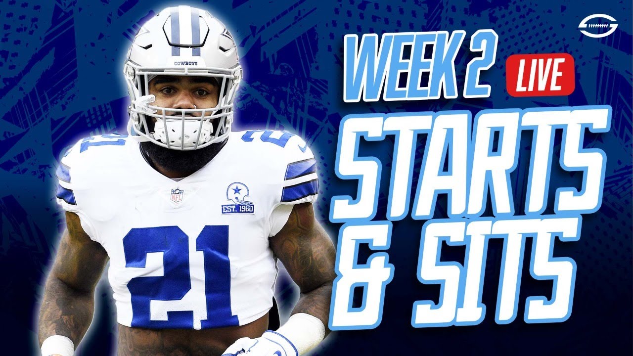 NFL Week 2: Starts/Sits LIVE with Snap! Fantasy - YouTube