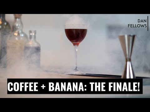 SMOKEY COFFEE BANHATTAN ☕️🍌🔥💨 Coffee + Banana Cocktails (Episode 3/3)
