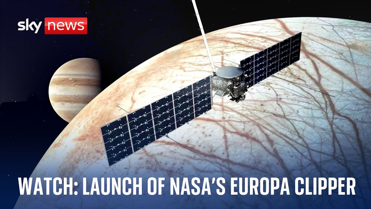 Watch the NASA lunch of Europa Clipper on its way to Jupiter’s moon ...