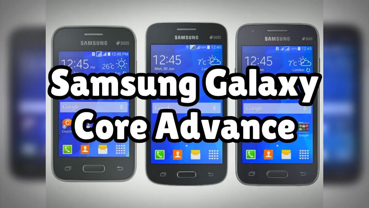 Photos of the Samsung Galaxy Core Advance | Not A Review! - YouTube