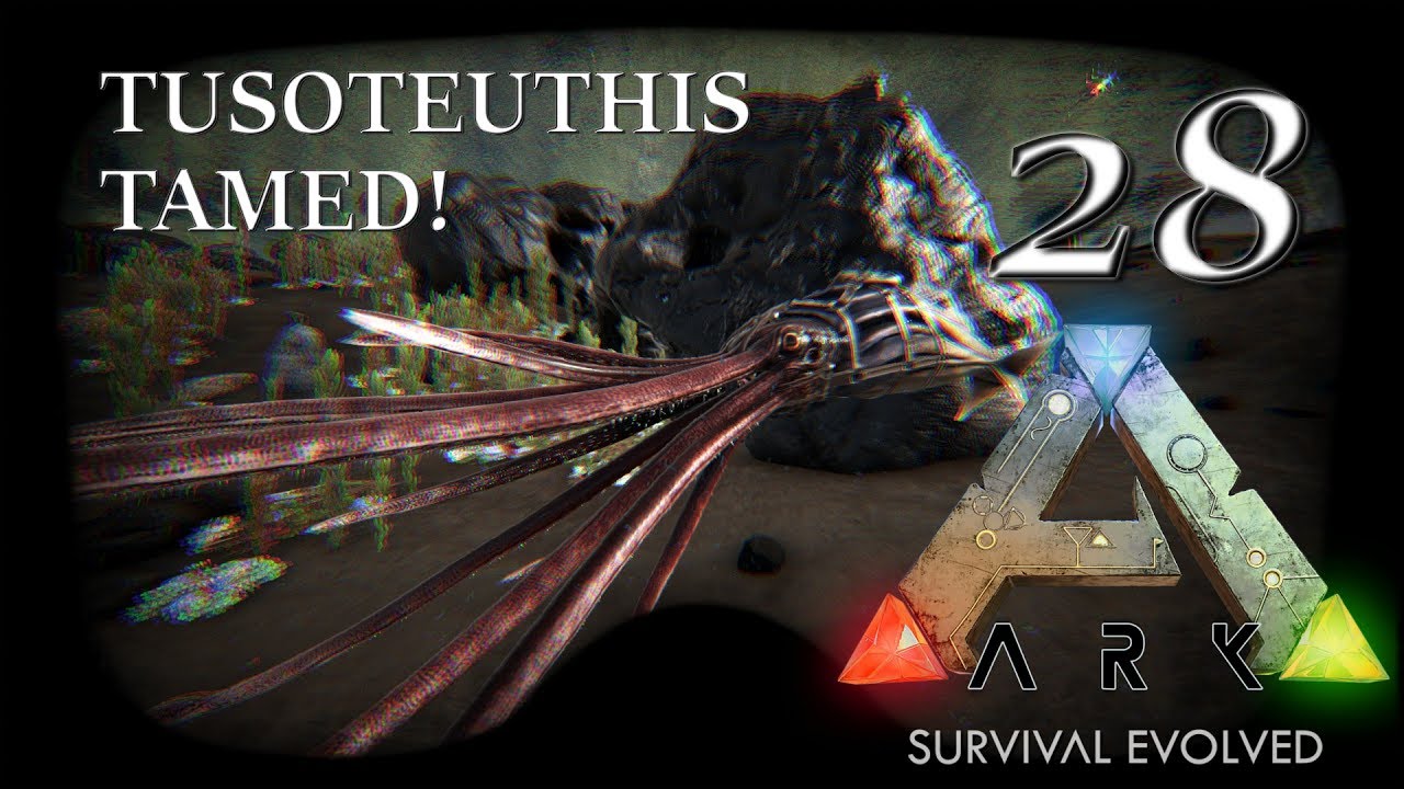 Ark Survival Evolved Ragnarok - Ep. 28 - Tusoteuthis tame!! Ark Giant ...