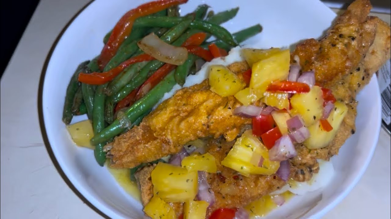 Fried Pineapple Fish: The Best Tropical Recipe - YouTube