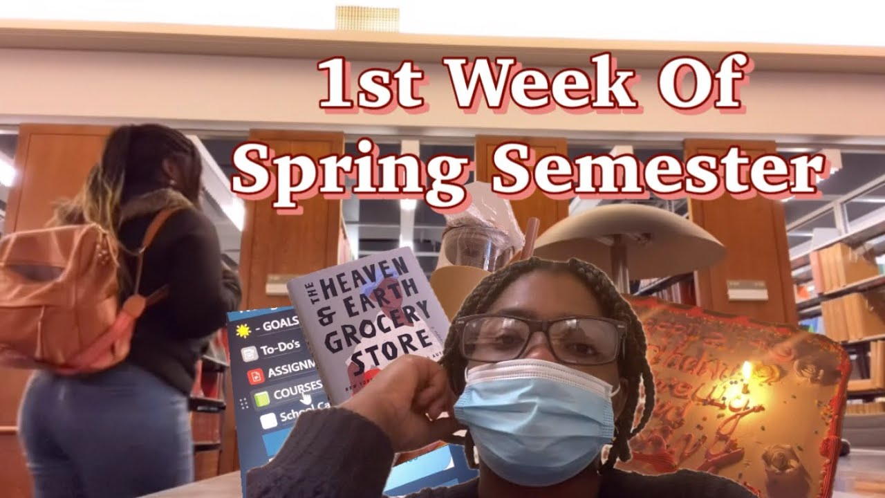 MY REALISTIC FIRST WEEK BACK TO SCHOOL (Spring Semester) // Birthday ...