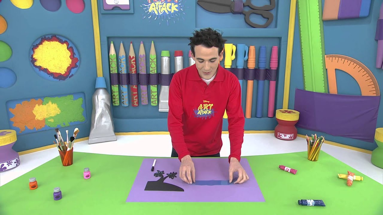 Art Attack - Théâtre d'ombres - Sur Disney Junior - VF - YouTube