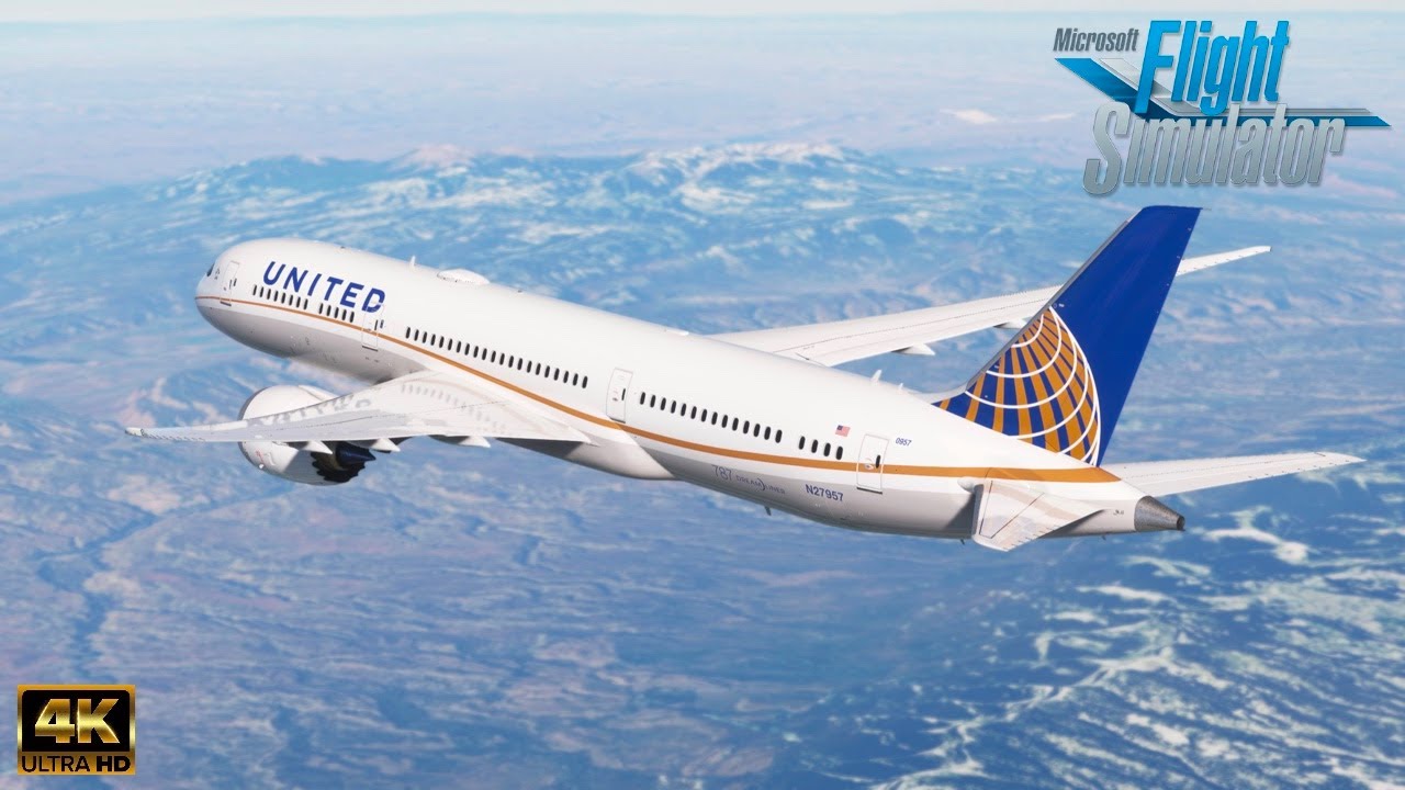 United Airlines 787-9 | Denver ︎ Los Angeles | Microsoft Flight ...