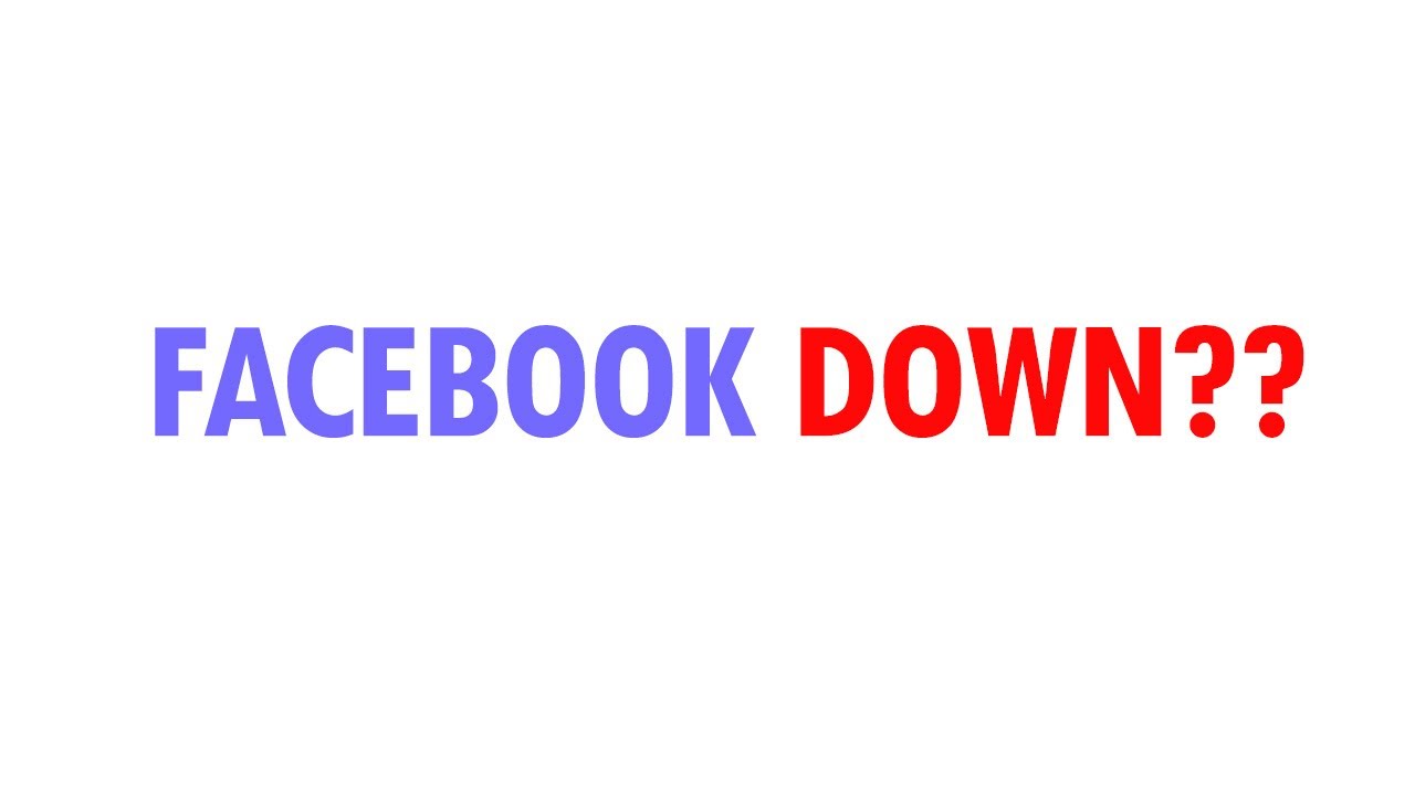Facebook server issue again 🙀 Server down - YouTube