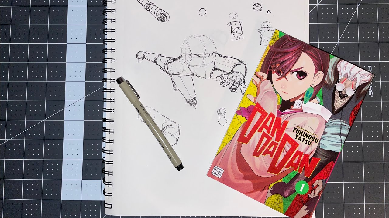 Full Body Sketches With Dandadan Manga Volume 1 - YouTube