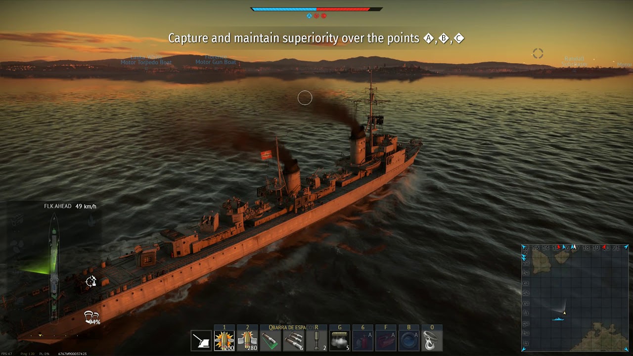 War Thunder Type 1934 leopard and Type 1939 T22 on Fuego - German Ships ...