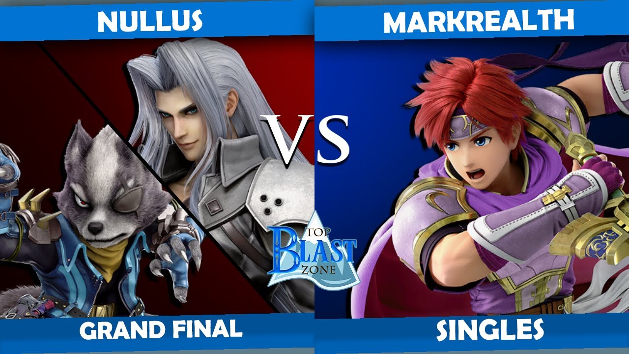 Top Blastzone 34 GRAND FINALS - nullus (Sephiroth, Wolf) Vs. Markrealth (Roy) Smash Ultimate ...