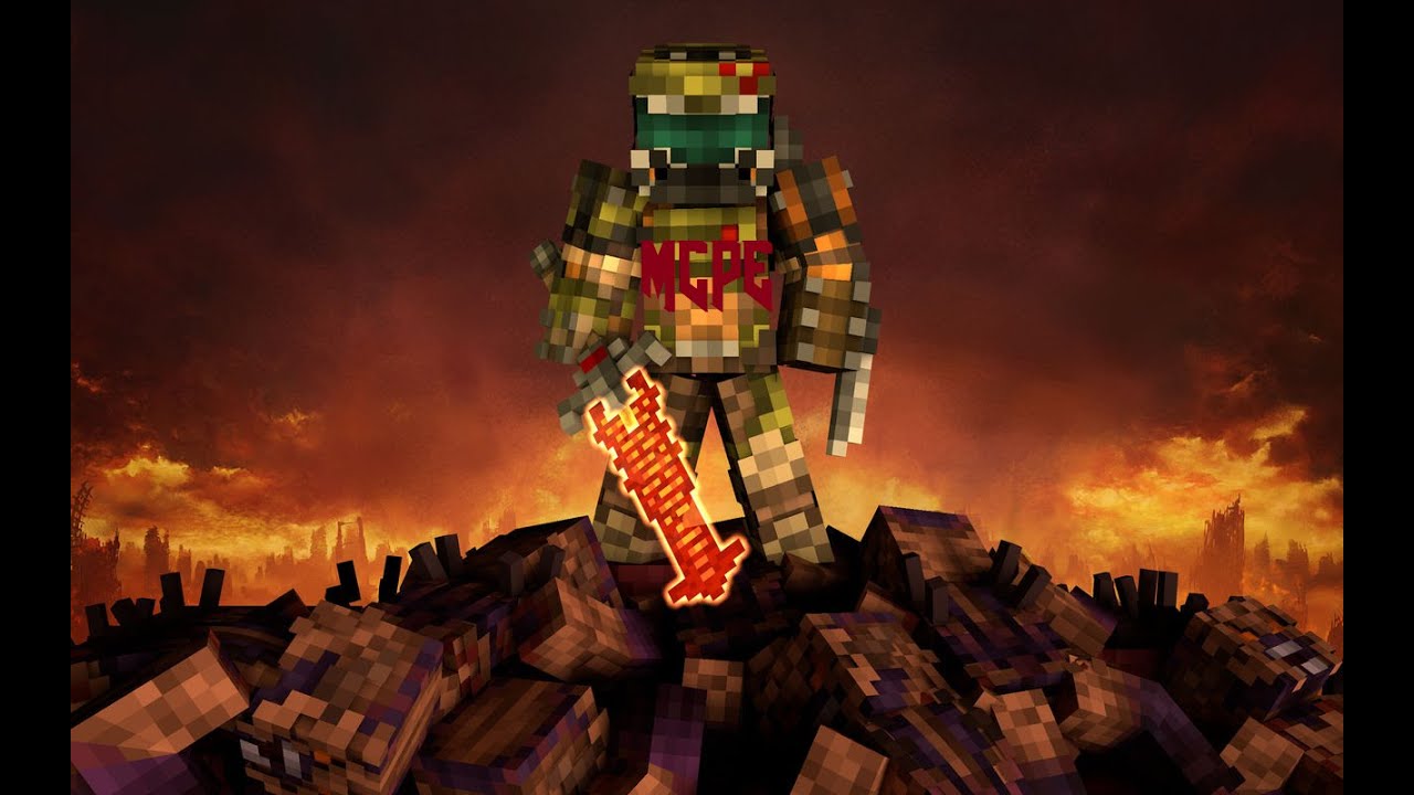 Doom eternal mcpe mod - YouTube