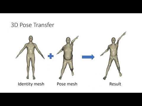 NeurIPS 2021: 3D Pose Transfer with Correspondence Learning and Mesh Refinement - YouTube