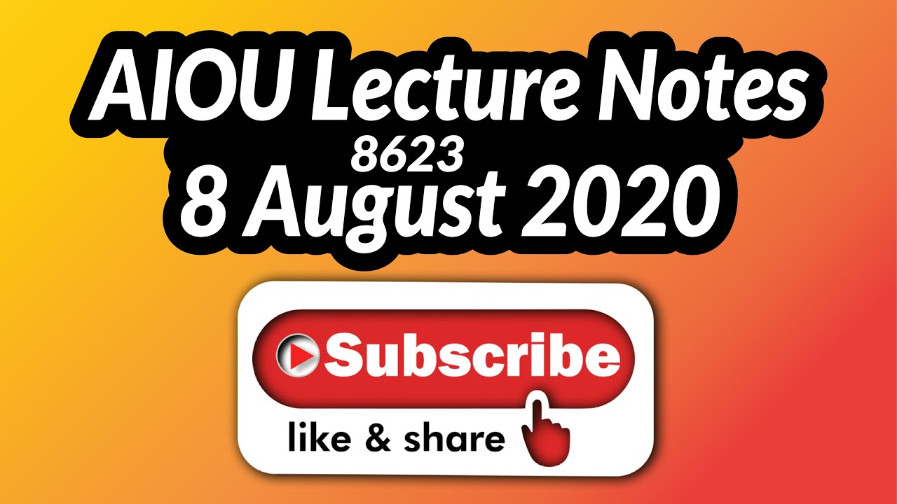 8623 lecture - YouTube