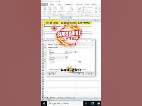 Excel Interview Question with tricks 33 | @World_Tech143 #exceltricks #shortsfeed #viral - YouTube