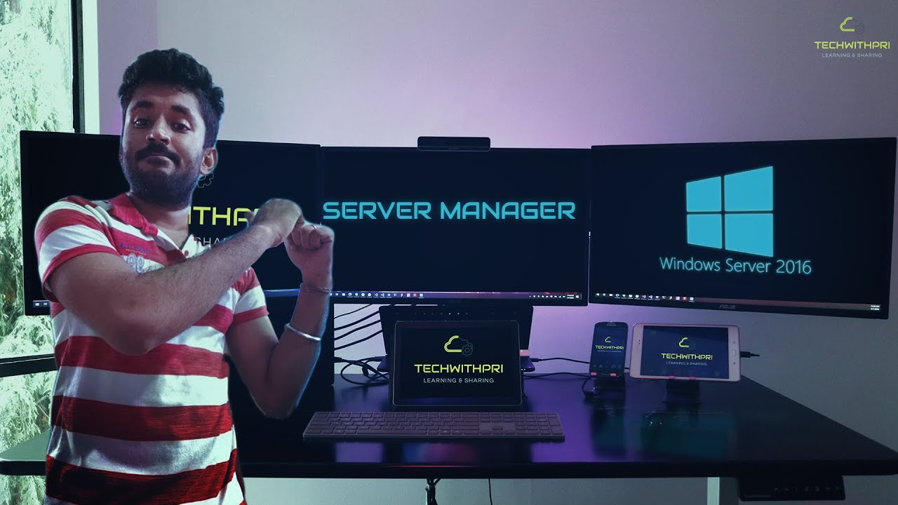 Server manager in Windows Server 2016 - YouTube