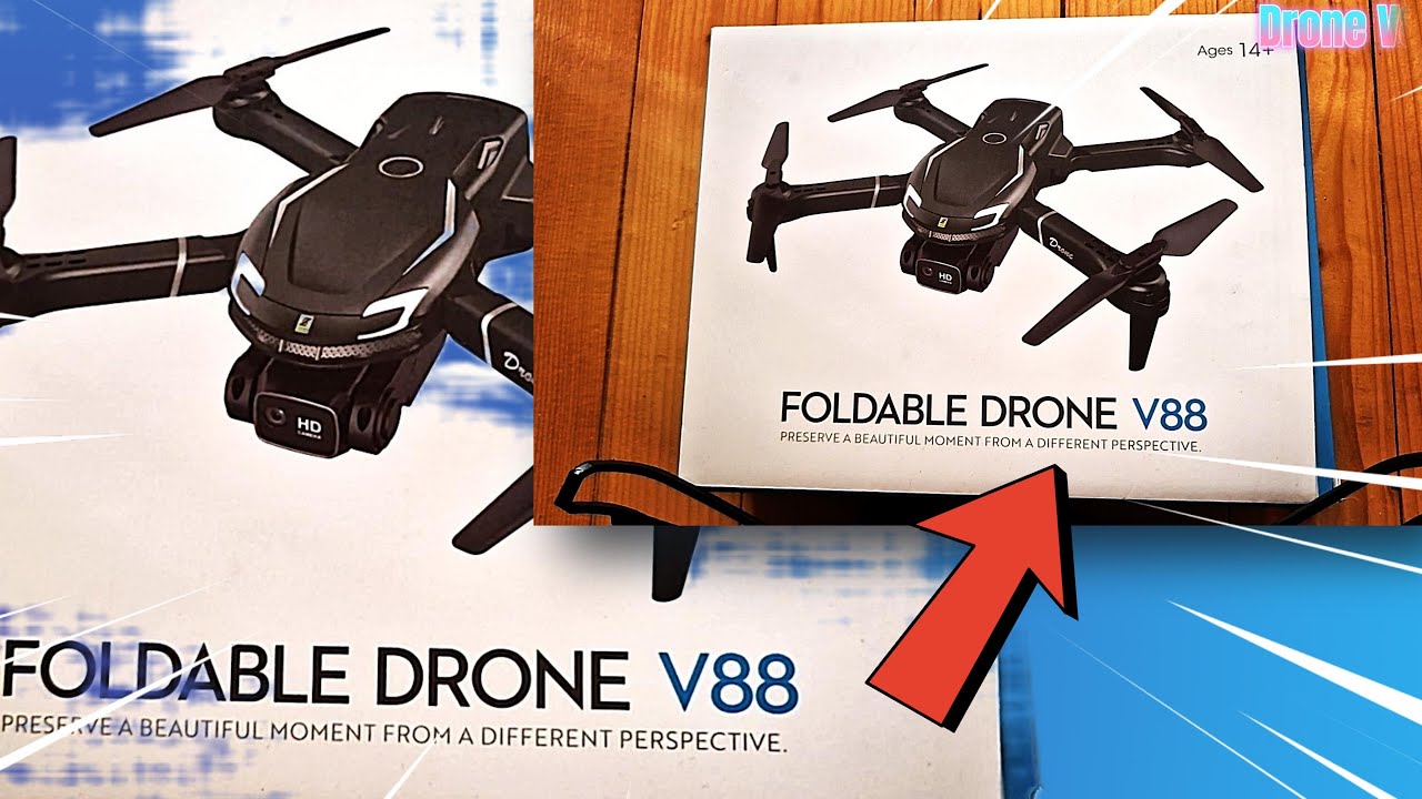 Unboxing and test Drone V88 with Ice Nima 4K UHD - YouTube